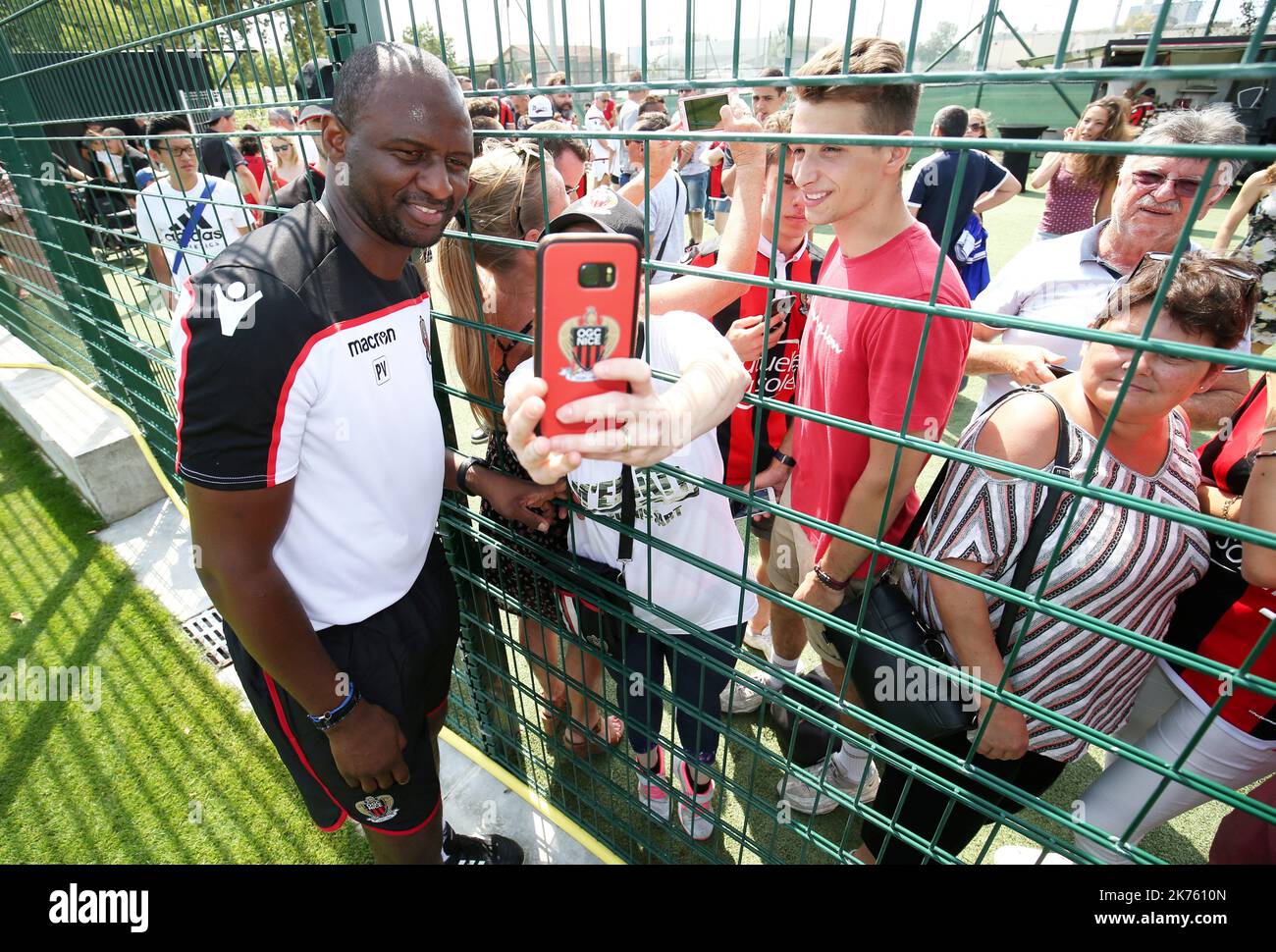 OGC Nice first training of season 2018-2019 with new coach Patrick ...