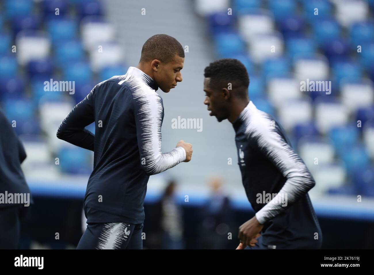 Kylian Mbappe , Ousmane Dembele , France Stock Photo - Alamy