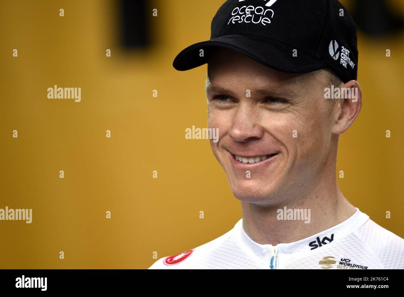 Chris FROOME. PHOTO Alexandre MARCHI Stock Photo - Alamy