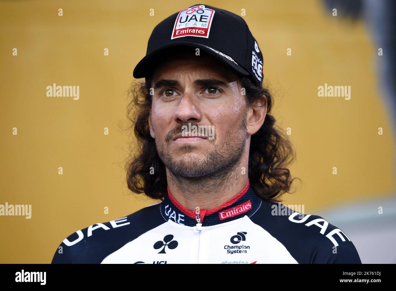 Roberto FERRARI at the Tour de France 2018 - Opening ceremony - Team ...