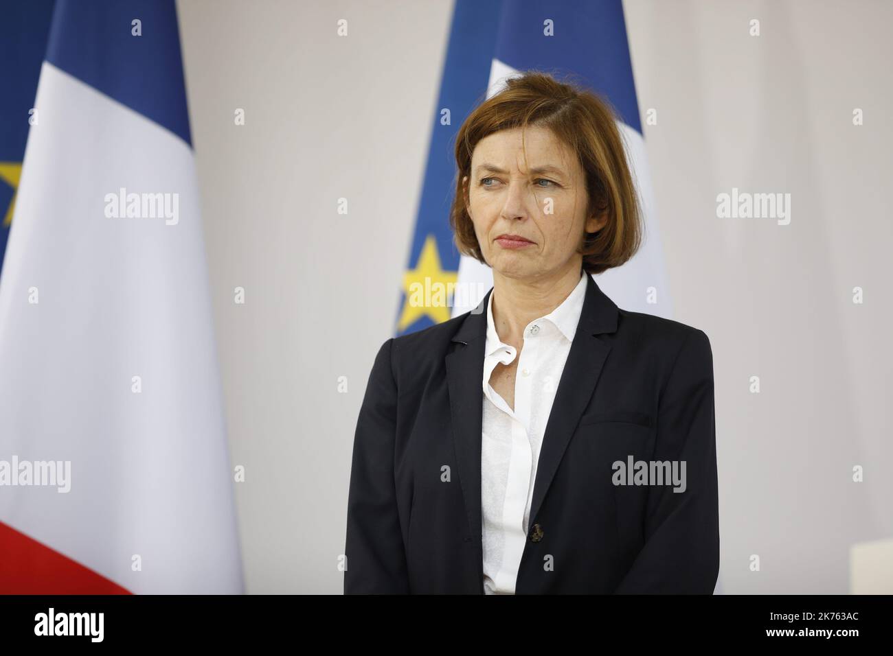 Florence Parly during a speech to Armed Force by French President ...