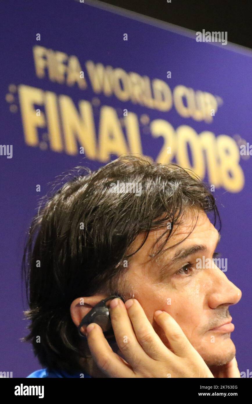 Official press conference of Croatia with coach Zlatko Dalic and ...