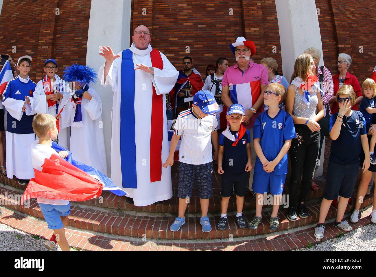 Father leroy, parish priest of Saint Pol sur Ternoise, in the north of ...