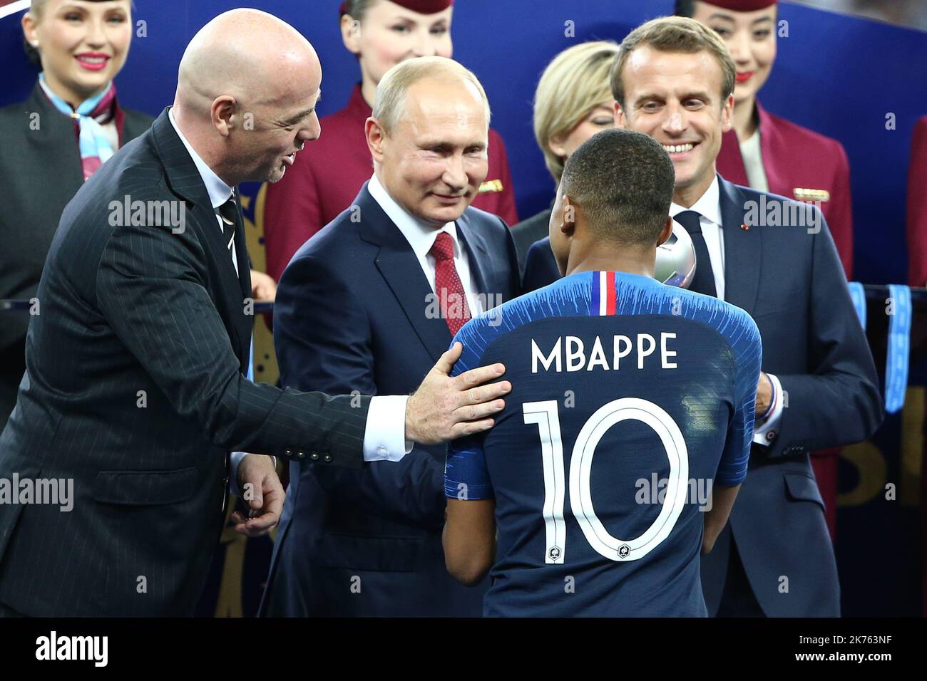 FIFA World Cup Russia 2018, Final Football Match France versus Croatia ...