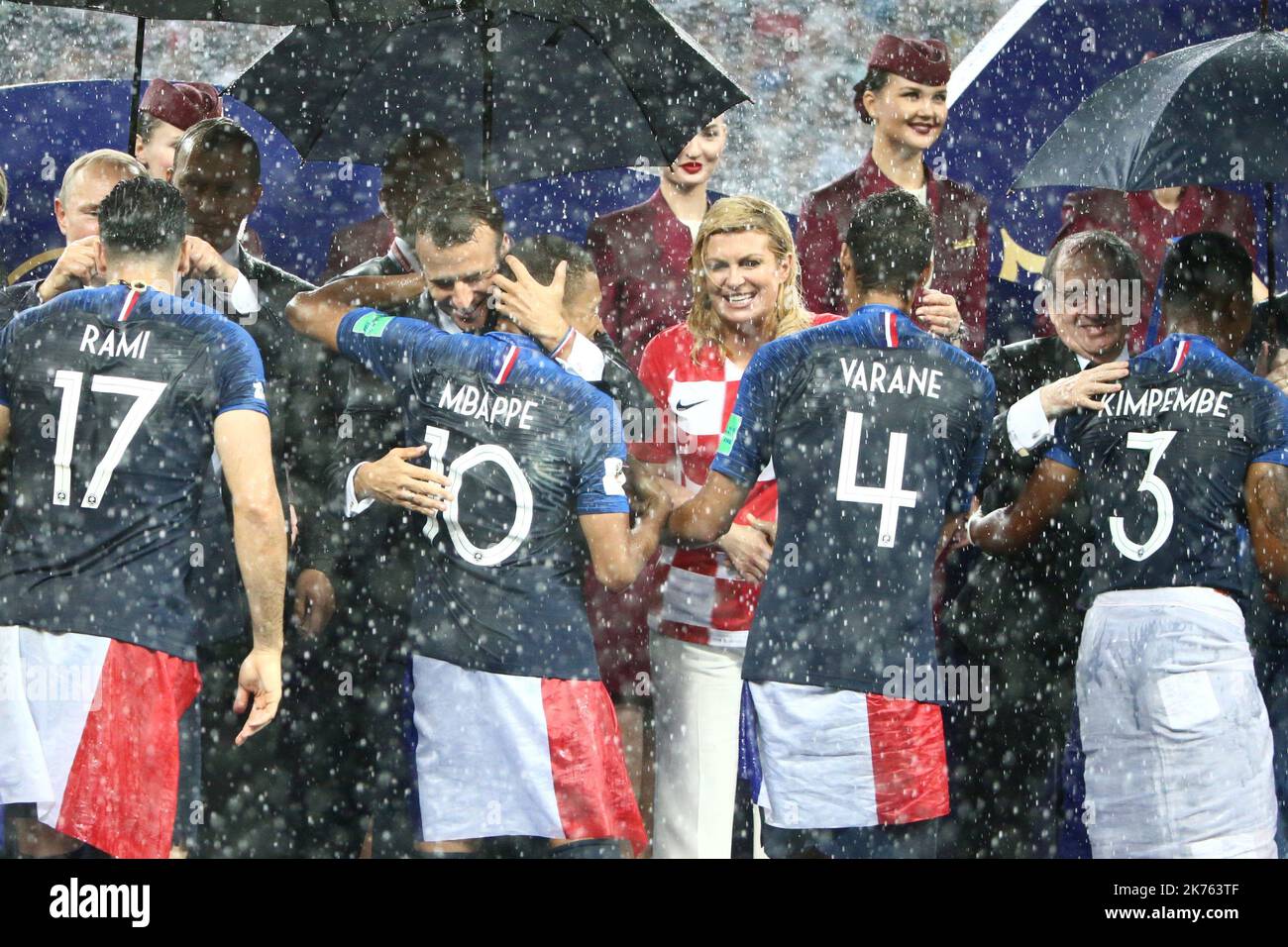 FIFA World Cup Russia 2018, Final Football Match France versus Croatia ...