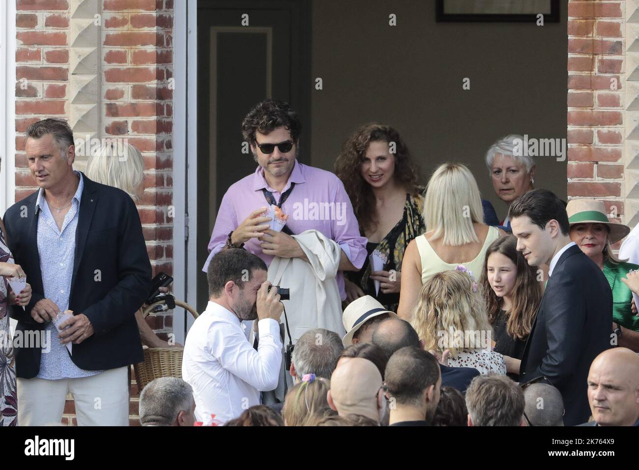 Saint Siméon Vanessa Paradis and Samuel Benchetrit wedding in Saint ...
