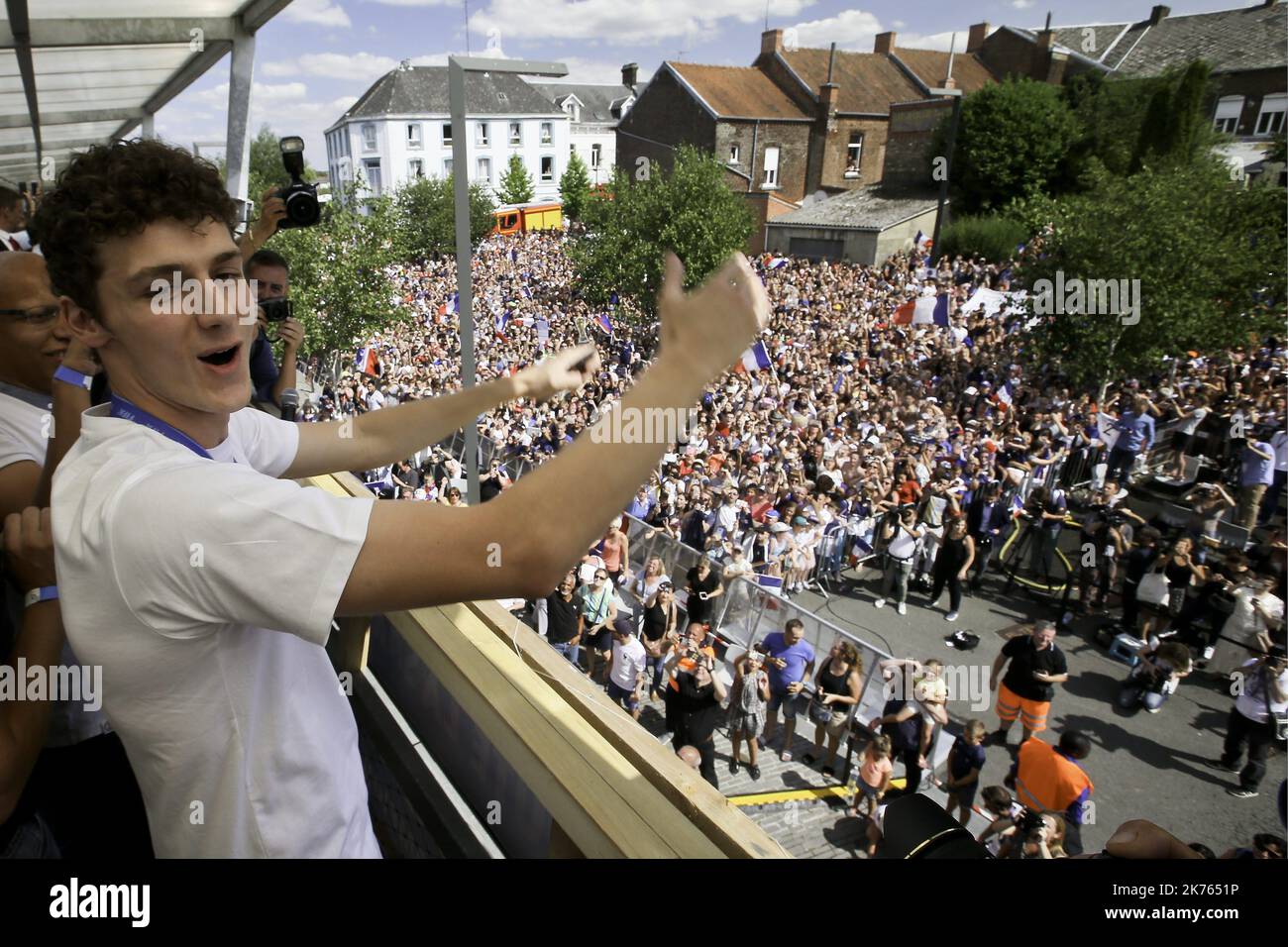 French soccer player Benjamin Pavard, full-back hero, returns home to ...