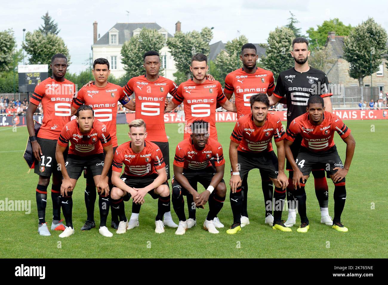 Team Group photo of Rennes Stock Photo - Alamy