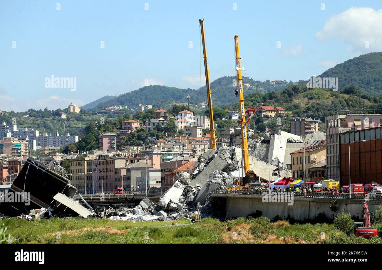 Images reveal the extent of the damage after a major motorway bridge ...