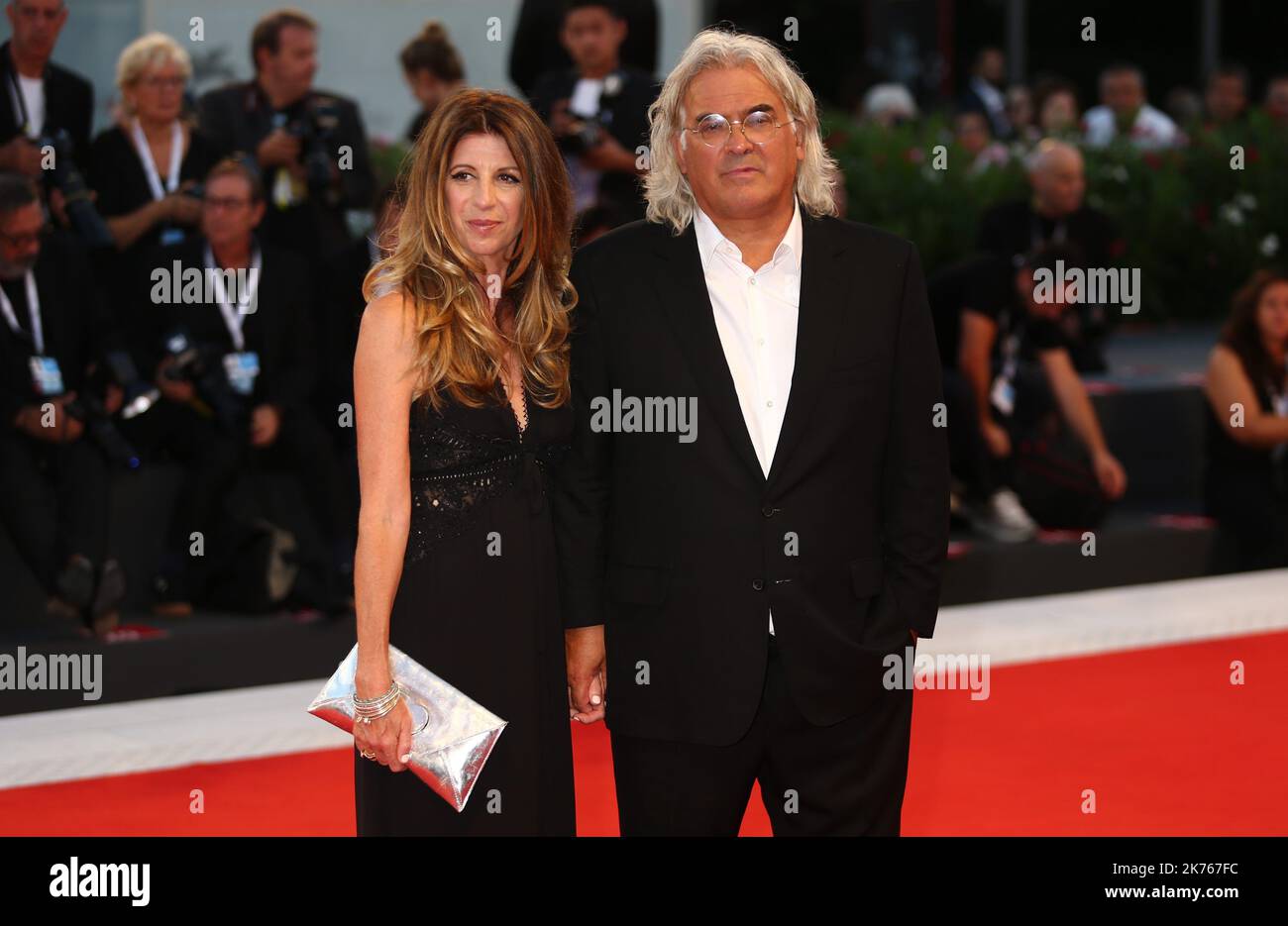 Director Paul Greengrass and his wife Joanna Kaye attending the '22 ...