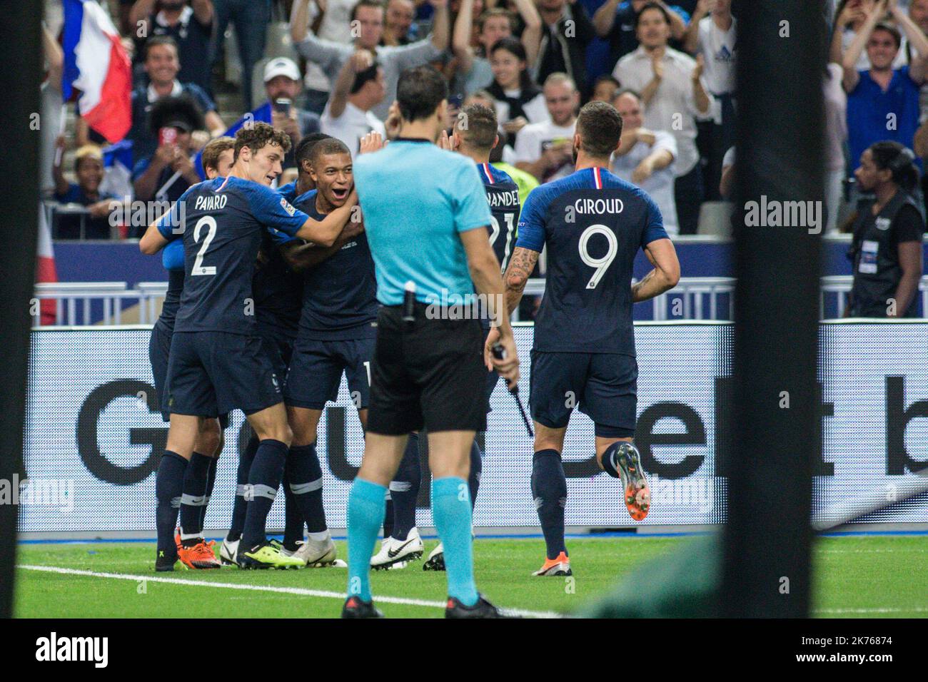 Kylian mbappé goal celebration hi-res stock photography and images - Alamy