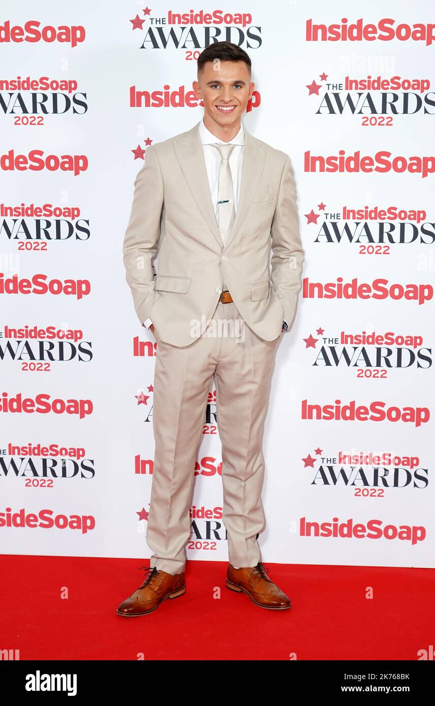 Joe-Warren Plant at the Inside Soap Awards at 100 Wardour Street in ...