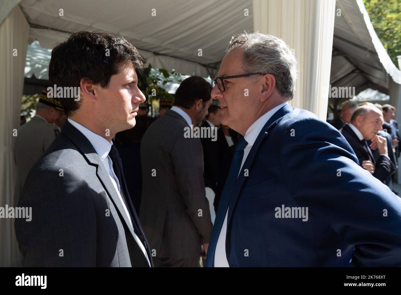 French Junior Minister of Territorial Cohesion Julien Denormandie and ...