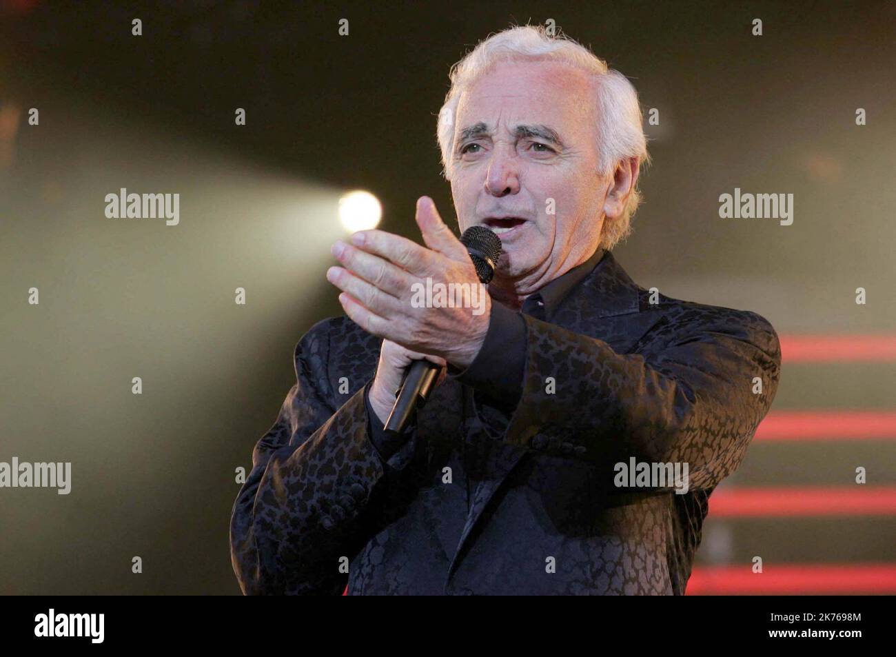 Festival of Old Plows Charles Aznavour Concert. French singer and ...