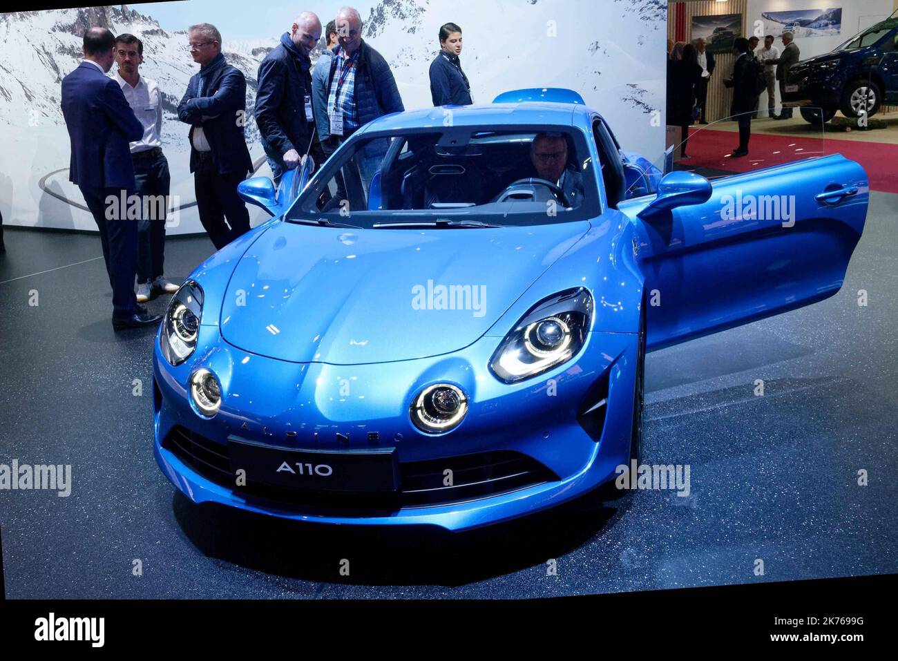 Alpine A110 . - Paris, France, oct 2nd 2018 - The first press day of ...