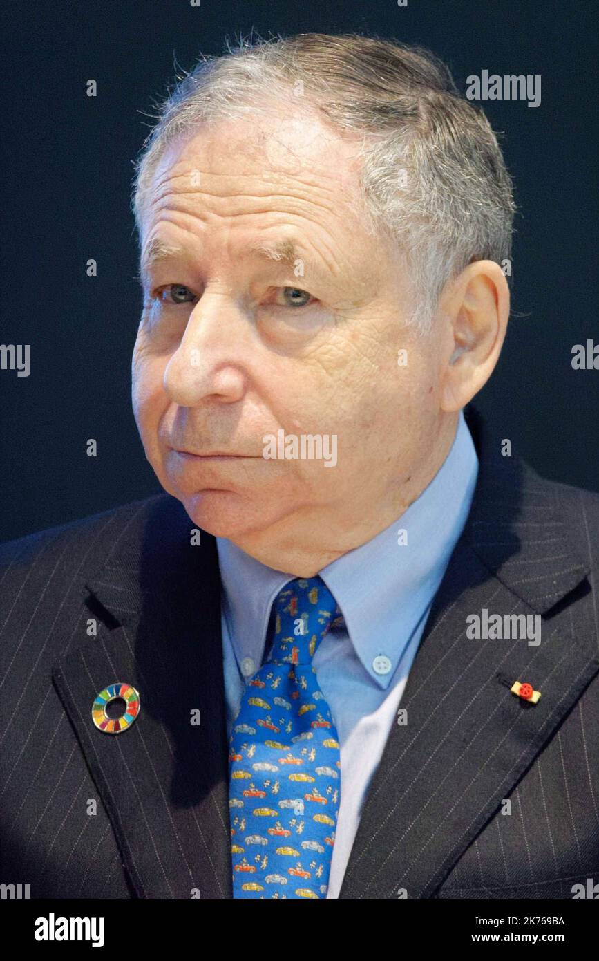 Jean Todt . FIA . President de la federation internationale automobile ...