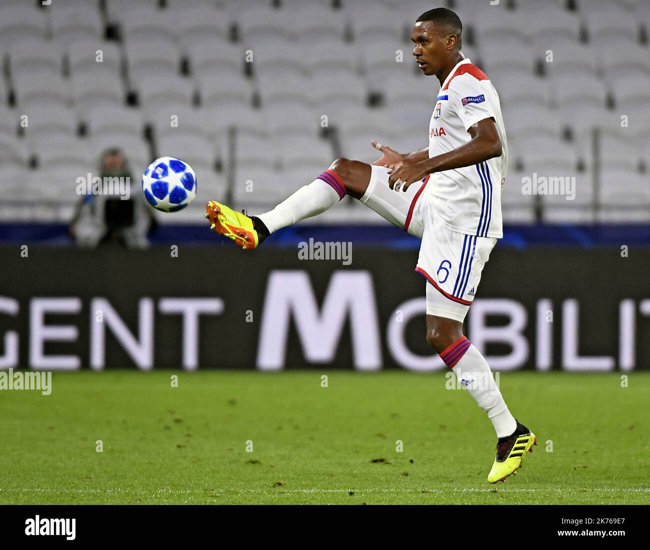 MARCELO during the Olympique Lyonnais v Shakhtar Donetsk UEFA Champions ...