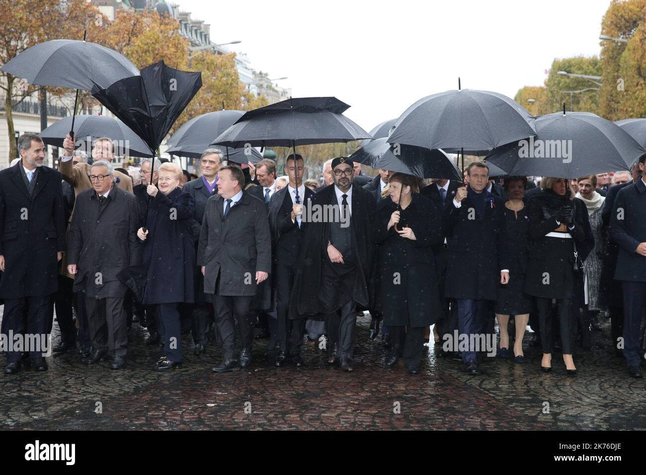 Commemorations marking the Centennial of Armistice Day on November 11th ...