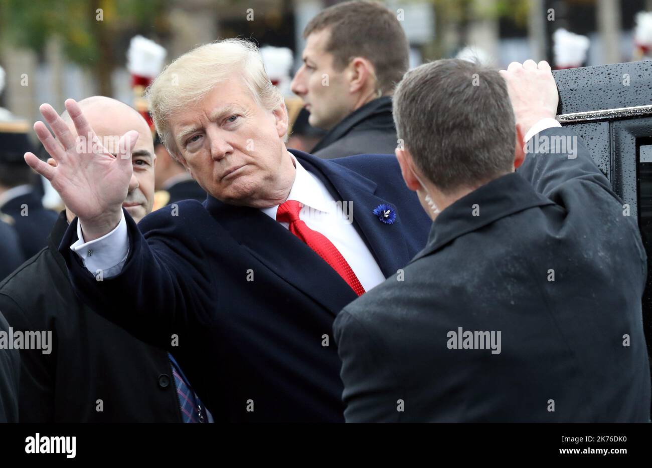 DONALD TRUMP at the Commemorations marking the Centennial of Armistice ...