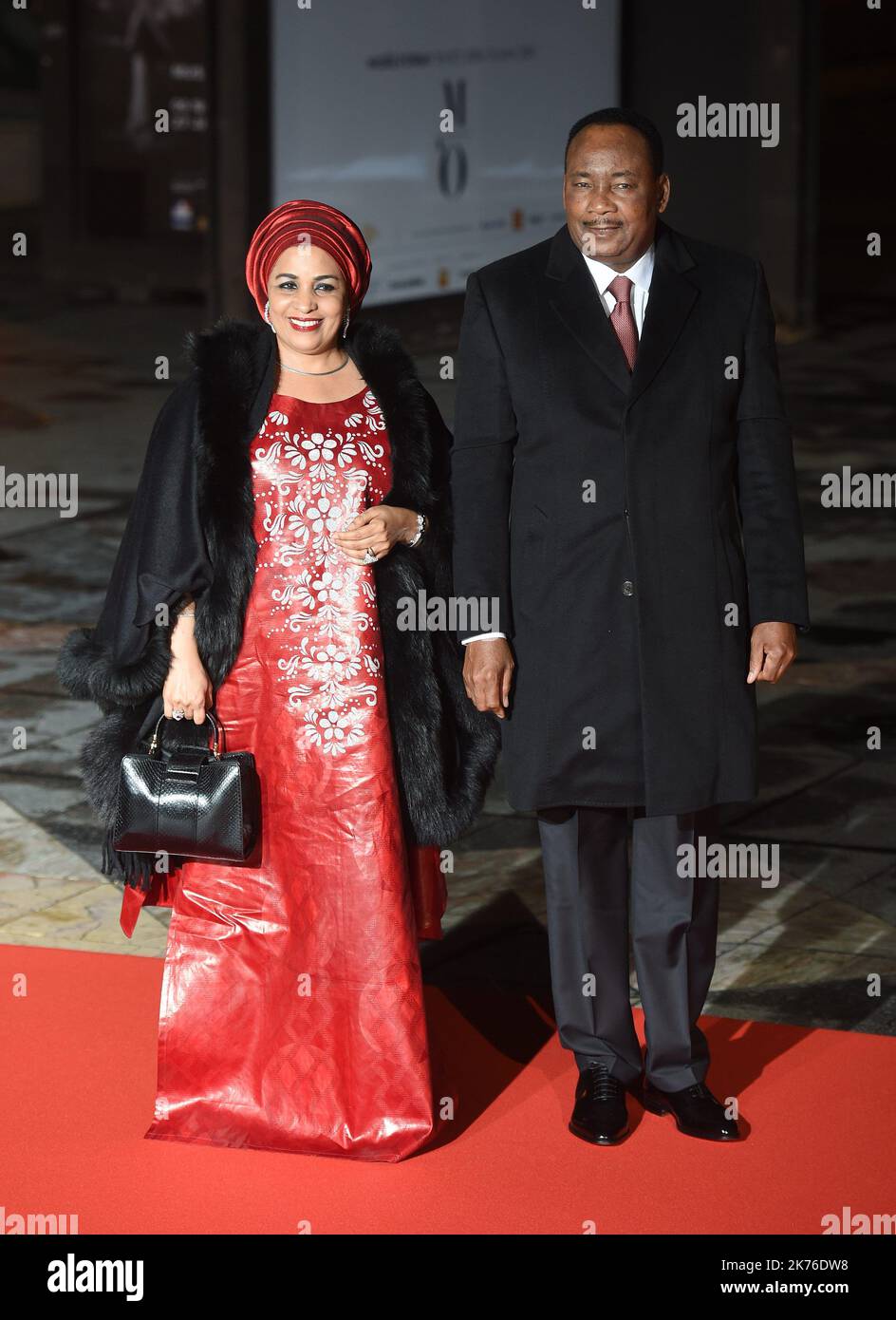 President du Niger Mahamadou Issoufou et sa femme Lalla Malika Issoufou ...