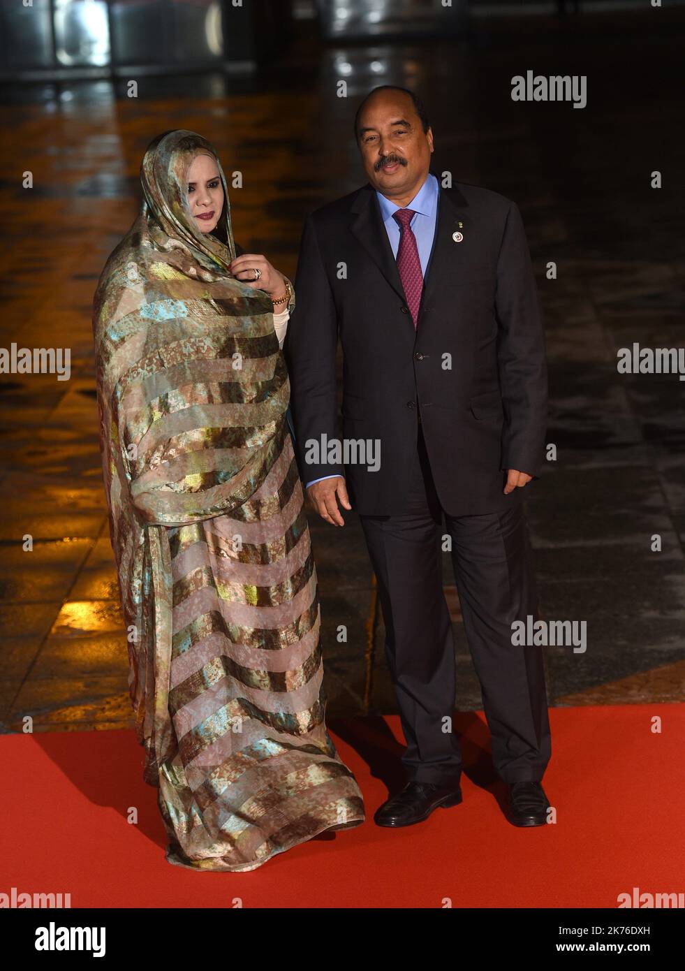 Mohamed Ould Abdel Aziz et sa femme Tekber Mint Melainine Ould Ahmed ...