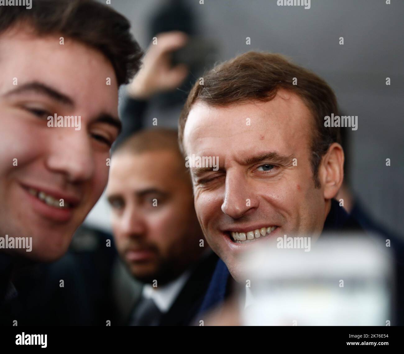 French President Emmanuel Macron during the Inauguration of Museum of ...