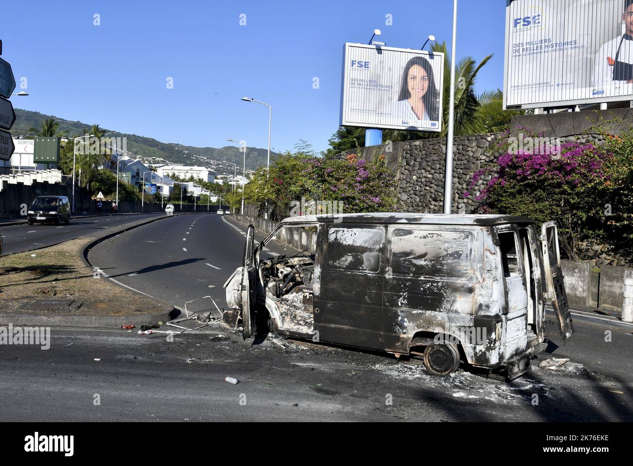 French fuel protests Stock Photo - Alamy