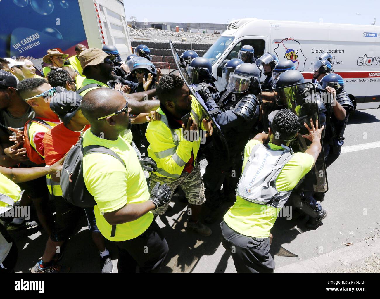 French fuel protests Stock Photo - Alamy