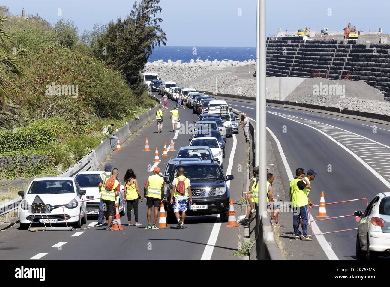 French fuel protests Stock Photo - Alamy