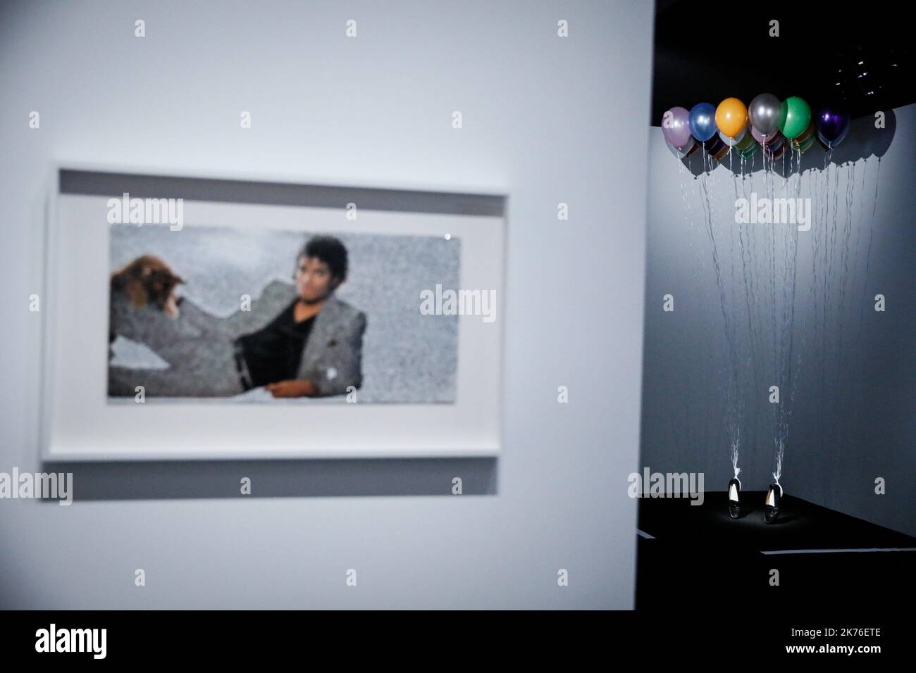 Michael Jackson on the Wall exhibition at the Grand Palais museum in ...
