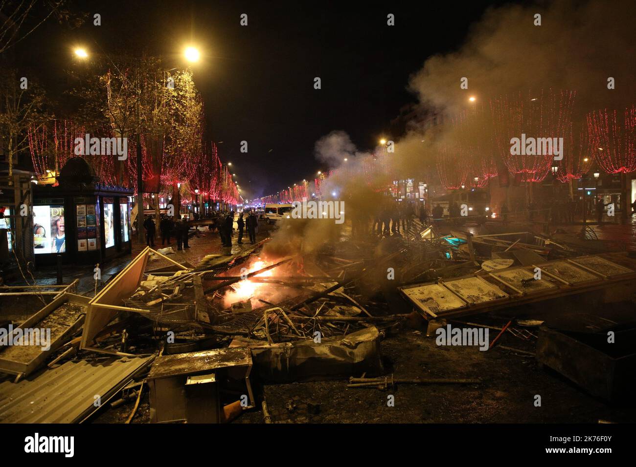 French fuel protests Stock Photo - Alamy