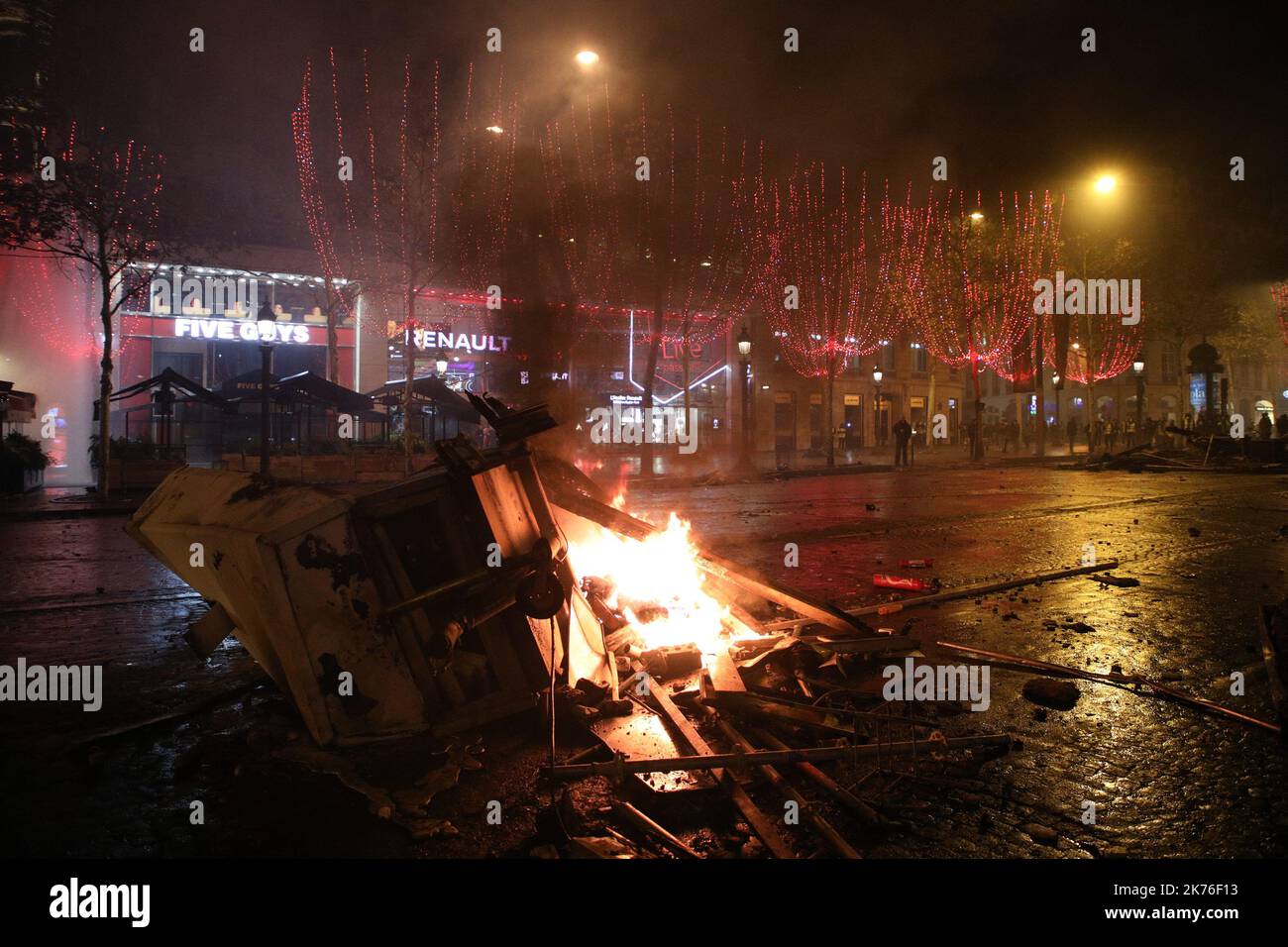 French fuel protests Stock Photo - Alamy