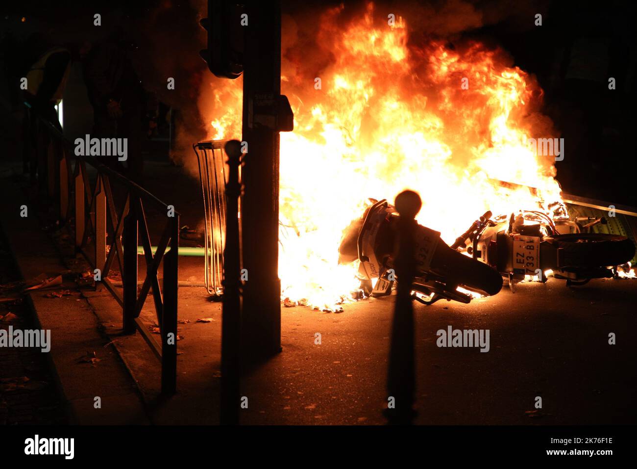 French fuel protests Stock Photo - Alamy