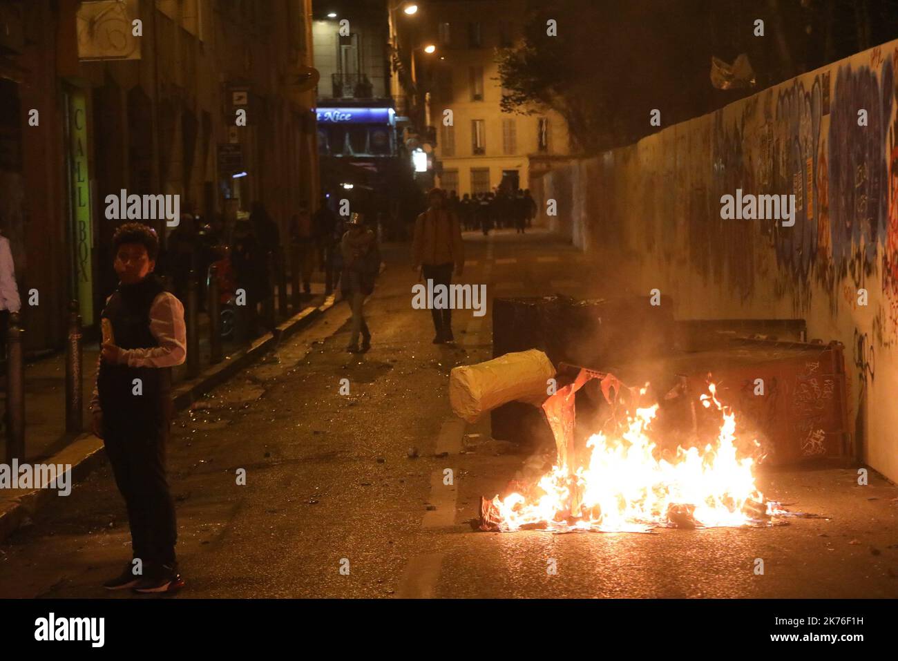 French fuel protests Stock Photo - Alamy