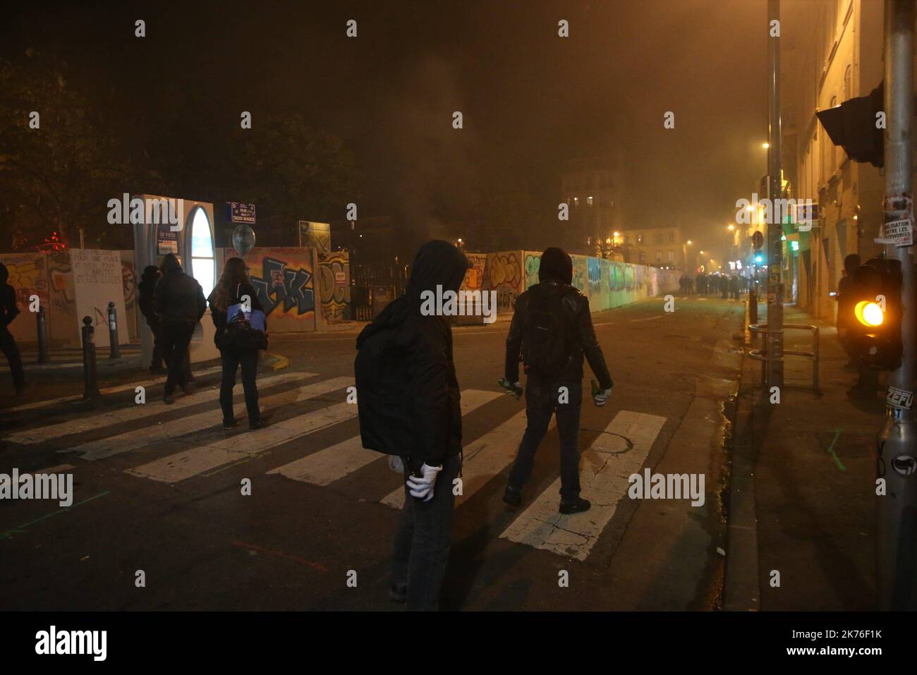 French fuel protests Stock Photo - Alamy
