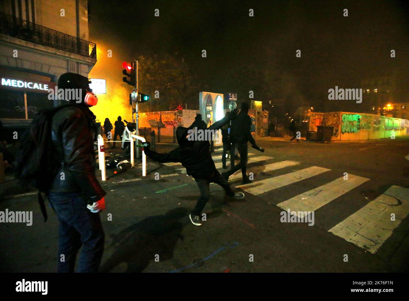 French fuel protests Stock Photo - Alamy
