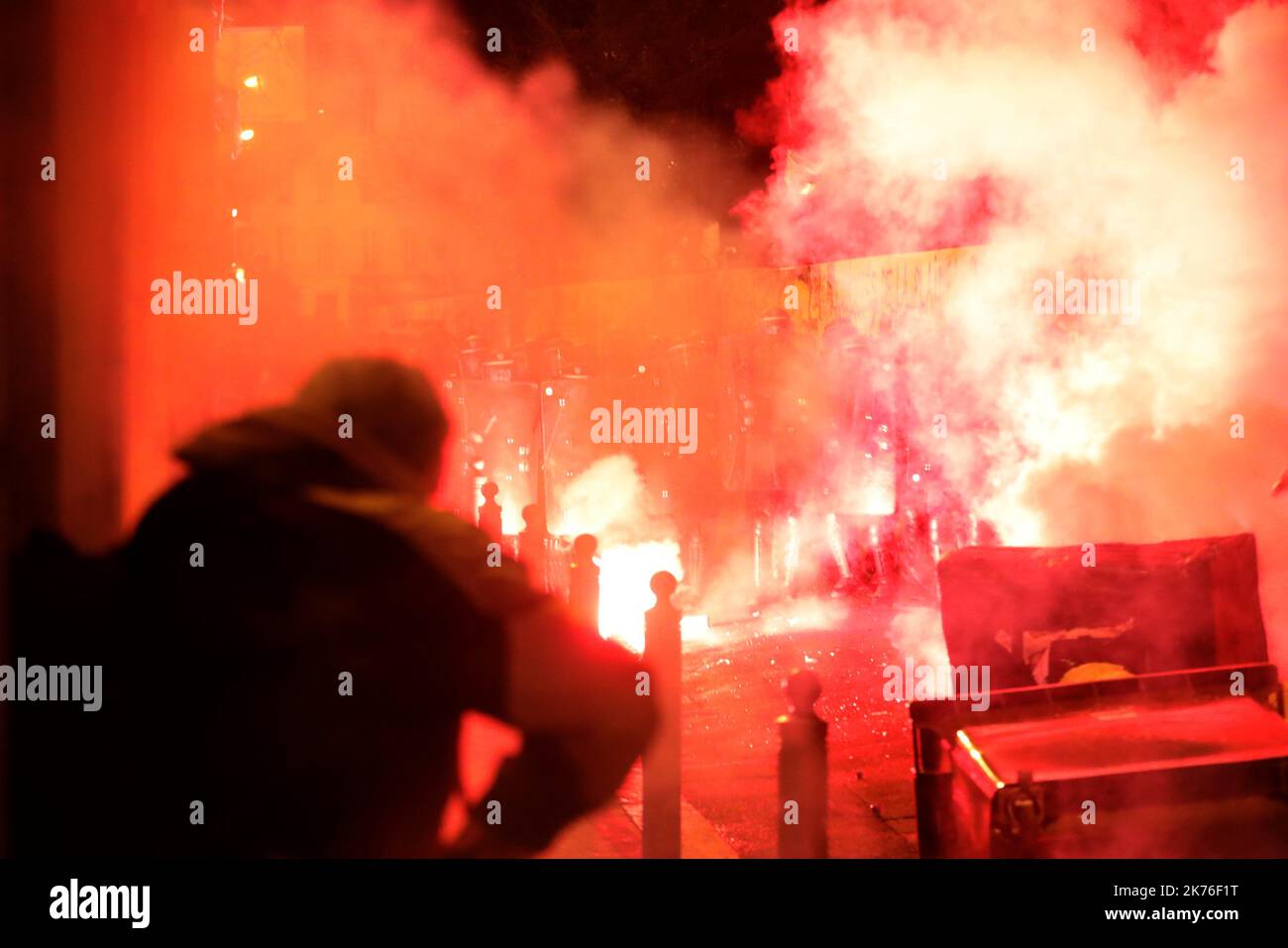 French fuel protests Stock Photo - Alamy