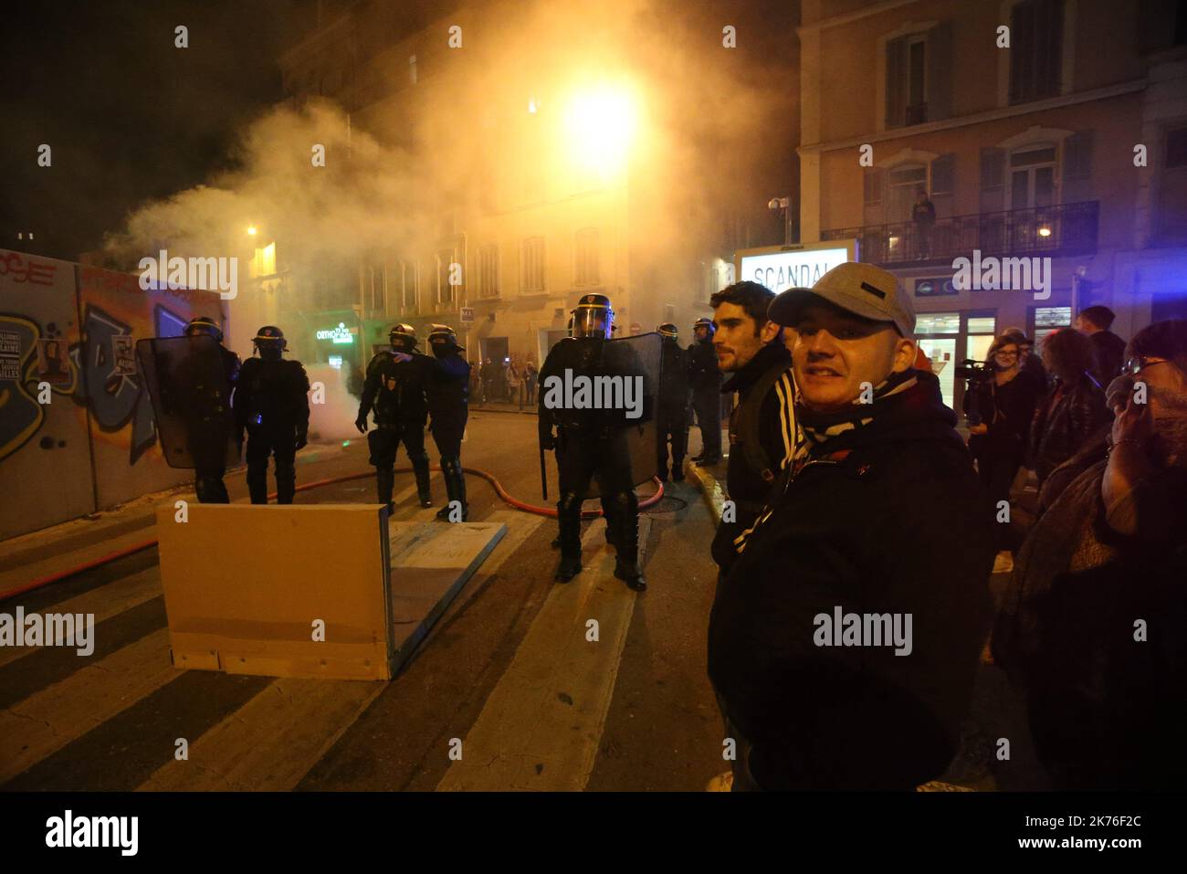 French fuel protests Stock Photo - Alamy