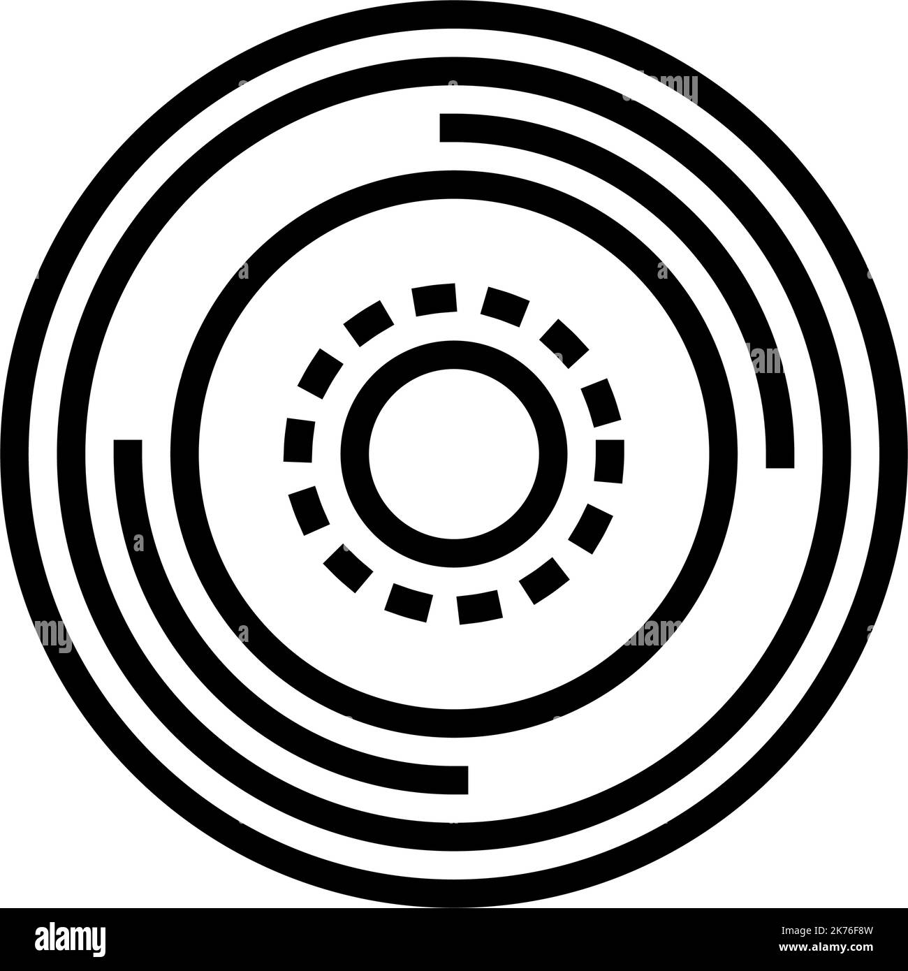 Button denim line icon Cut Out Stock Images & Pictures - Alamy