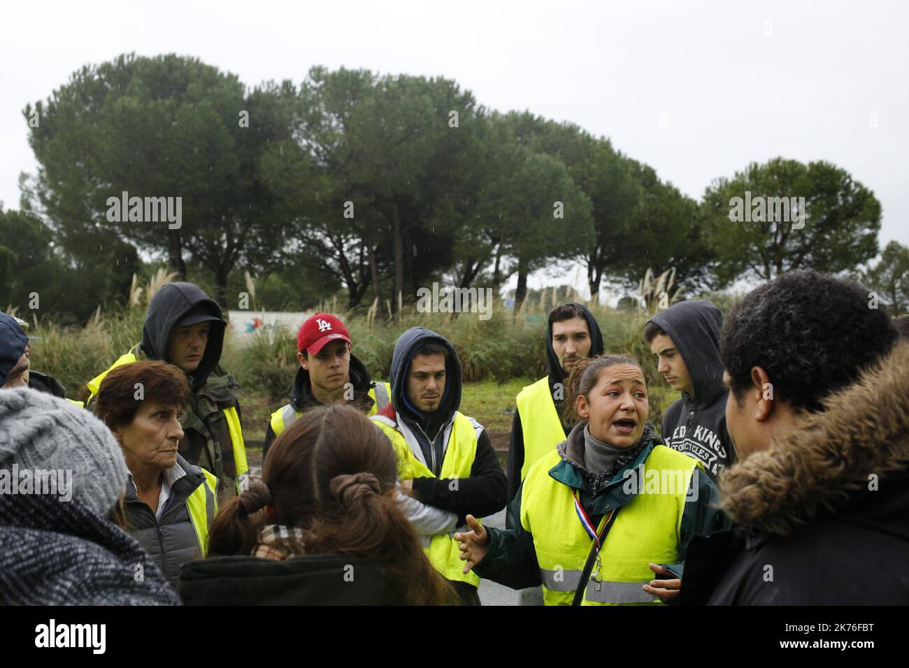 French fuel protests Stock Photo - Alamy