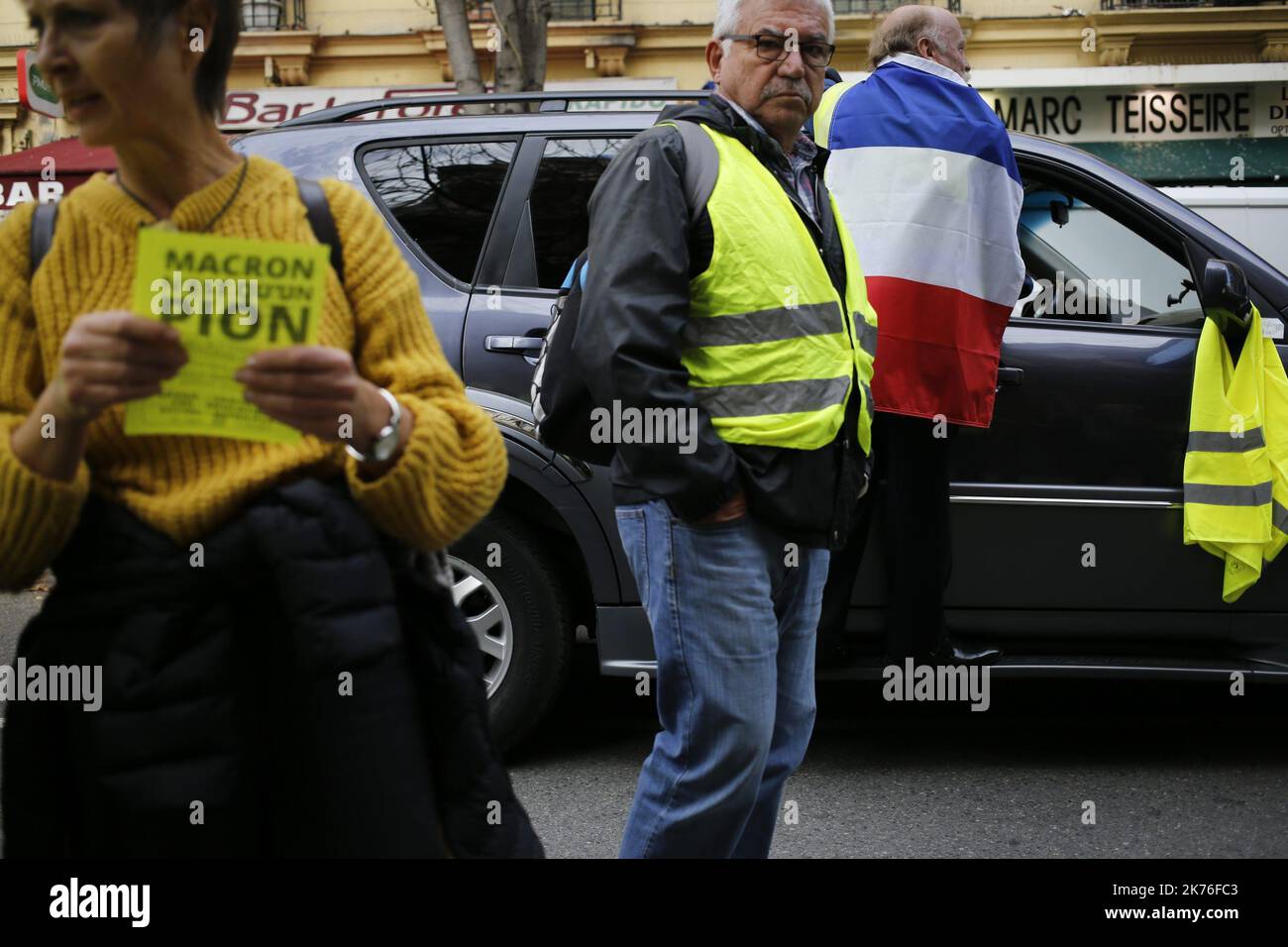 French fuel protests Stock Photo - Alamy