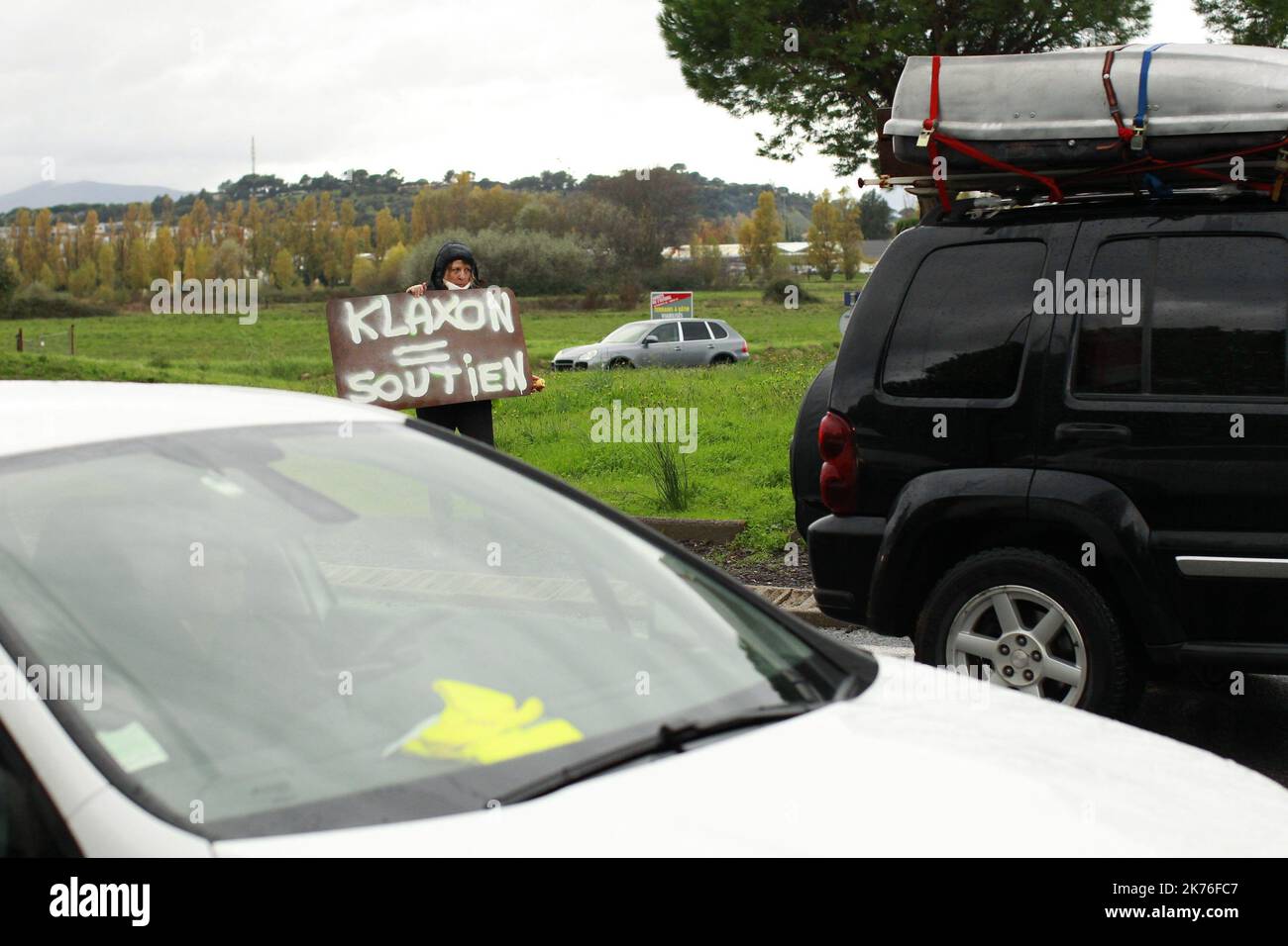 French fuel protests Stock Photo - Alamy