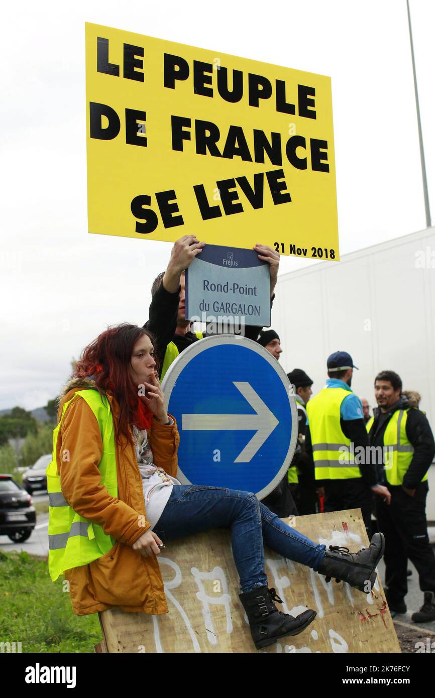 French fuel protests Stock Photo - Alamy