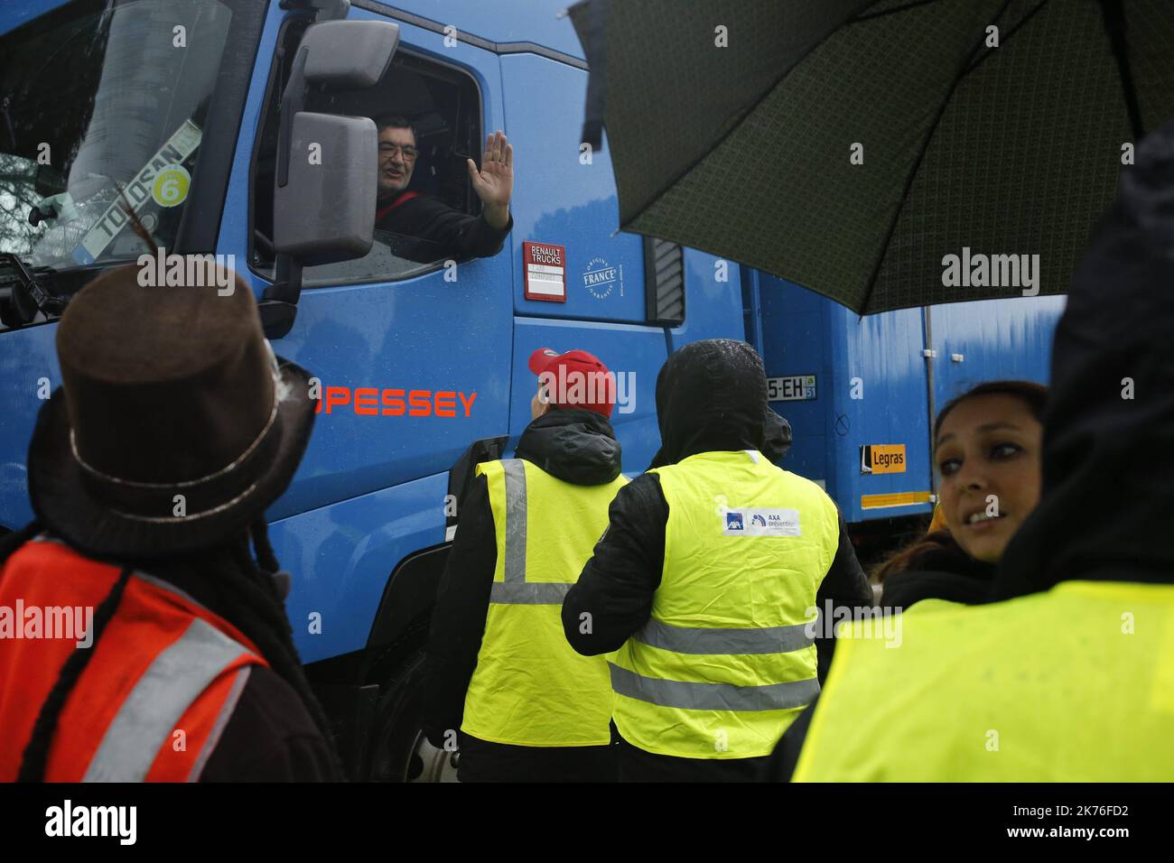 French fuel protests Stock Photo - Alamy