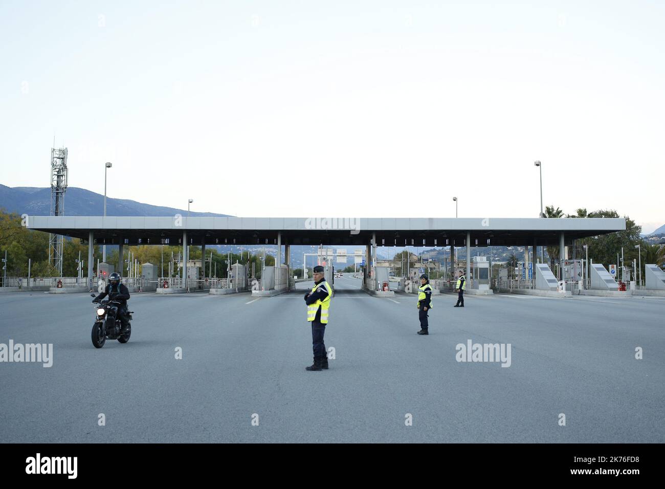 French fuel protests Stock Photo - Alamy