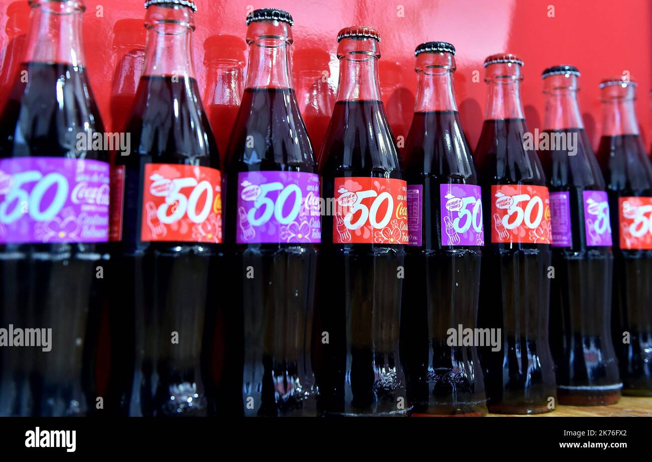 A Coca Cola factory in Toulouse, France celebrates 50 years of ...