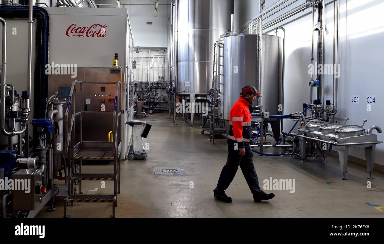 A Coca Cola factory in Toulouse, France celebrates 50 years of ...