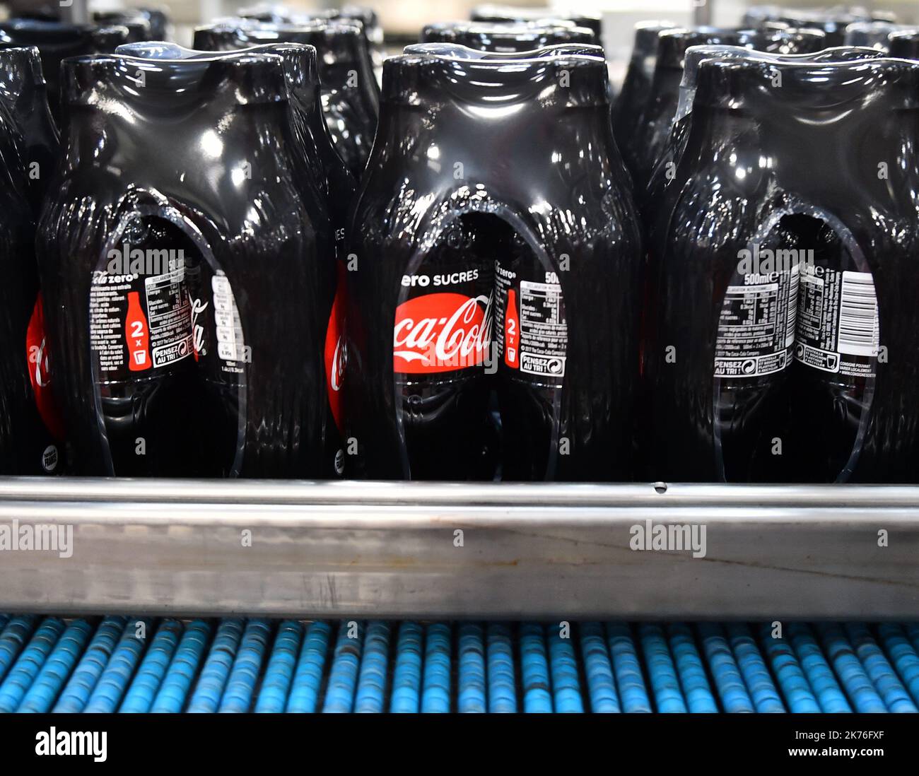 A Coca Cola factory in Toulouse, France celebrates 50 years of ...