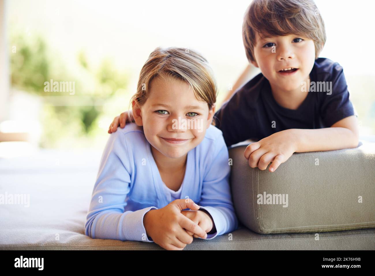 Hanging out with my favourite sibling. Portrait of a girl and her ...