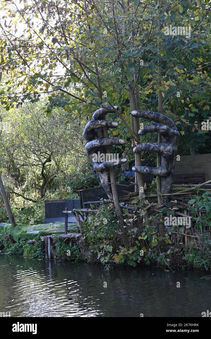 Wood carving for fingers look-alike near Disney, Cheshire on the Peak ...